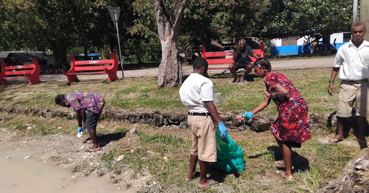 Students Lead Clean-Up Campaign in Lakatoro - VBTC