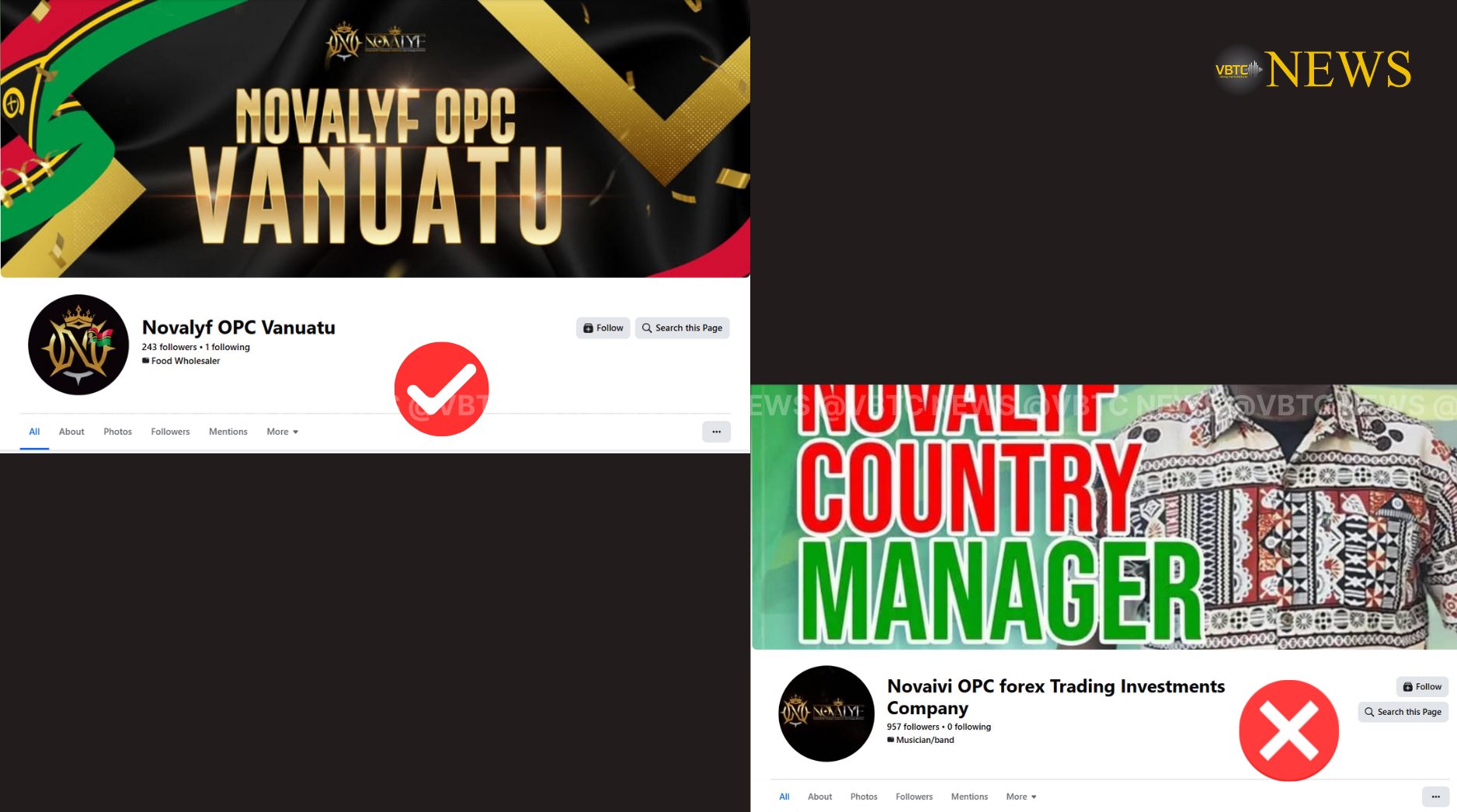 NOVALYF OPC denies Money Exchange Activities - VBTC